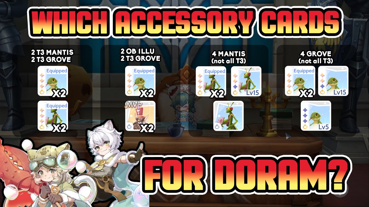Doram | Accessory Cards - DMG Comparison | Ragnarok Origin Global - YouTube