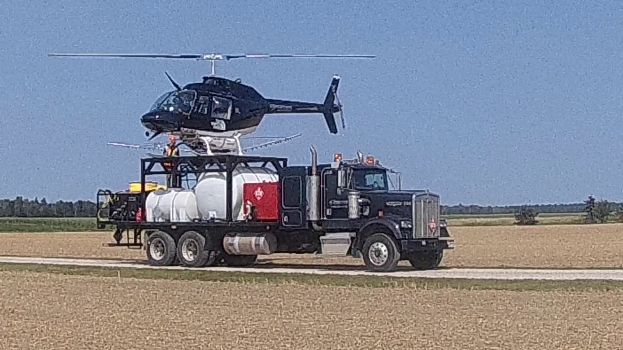 2017 Helicopter Spraying - YouTube