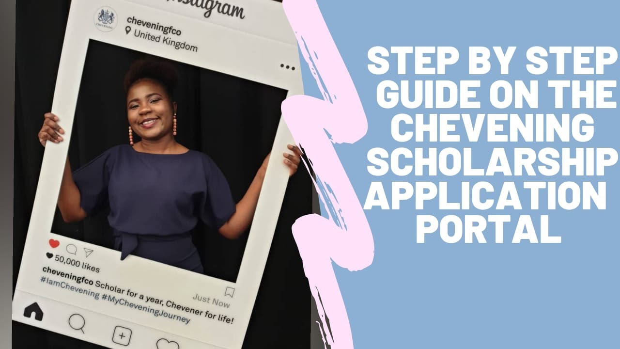 Step by step guide on the Chevening application portal - YouTube