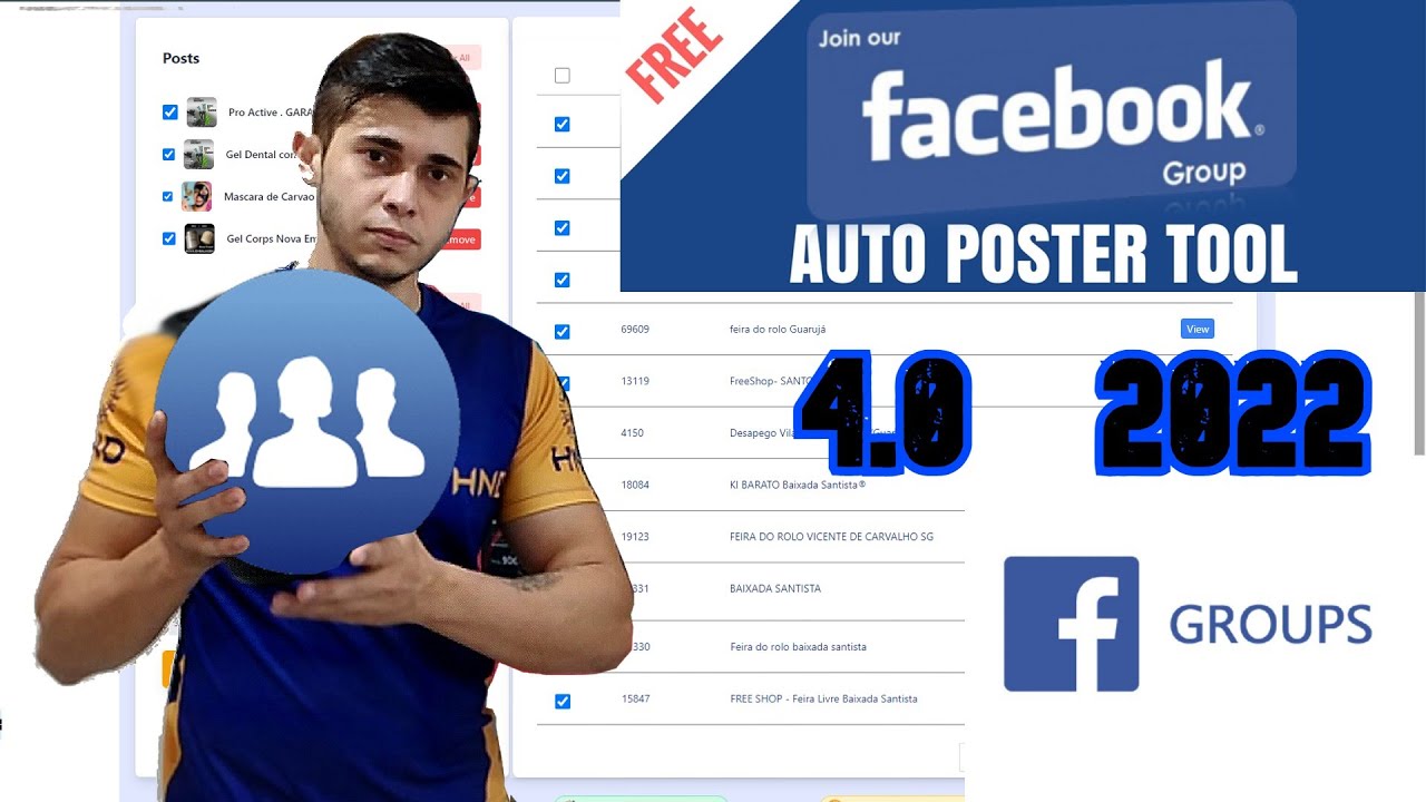 Facebook Poster Group | 2022 | Postador Automatico Grupos do Facebook ...
