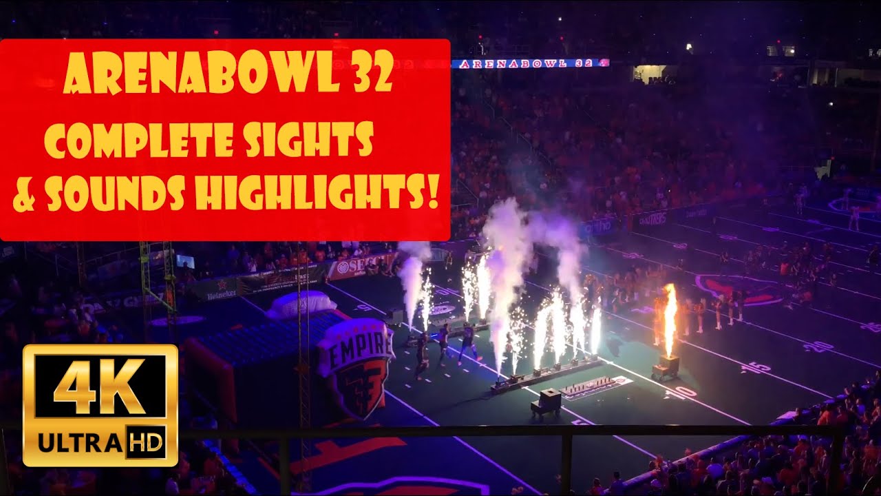 ArenaBowl 32 Fan Reaction Sights & Sounds [4K] - Albany Empire vs ...