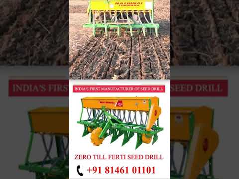 India's First Manufacturer of Seed Drill | Zero Till Ferti Seed Drill ...