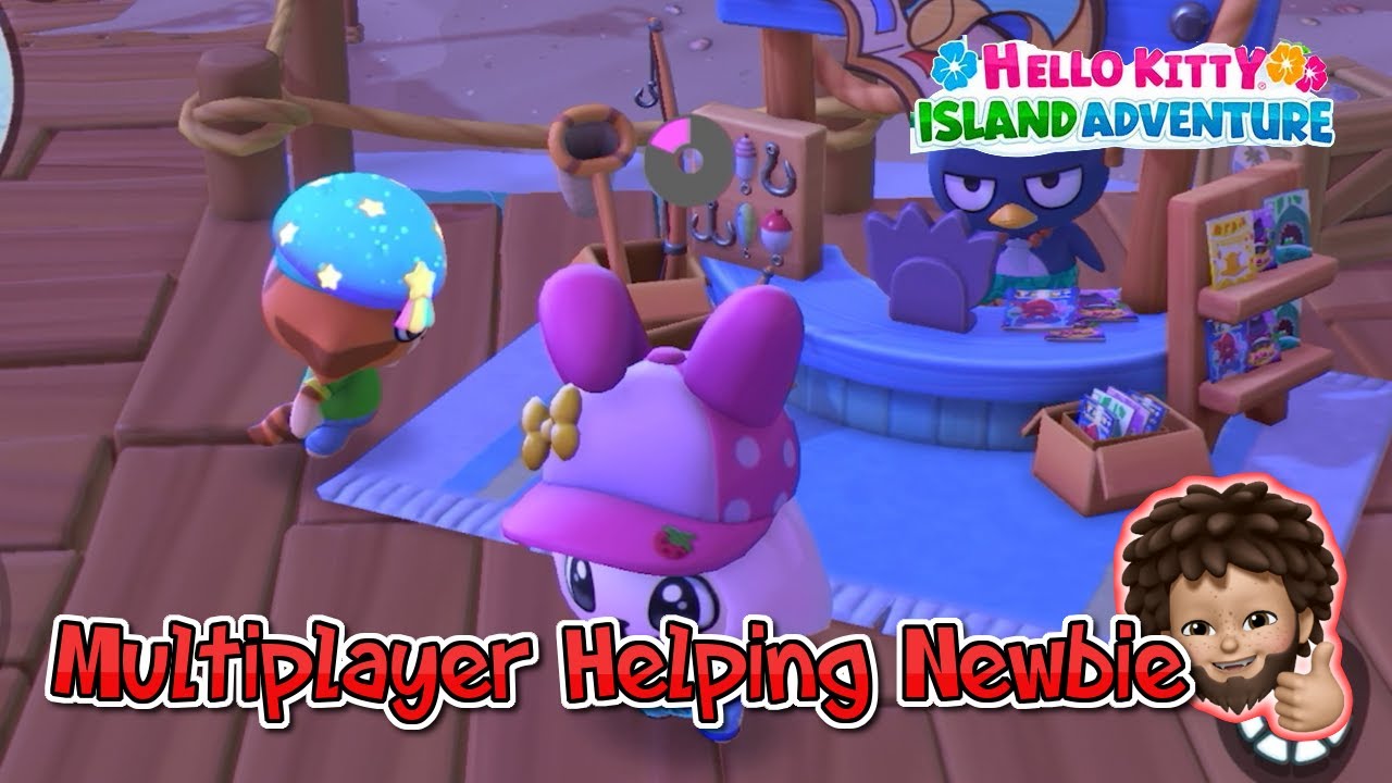 Hello Kitty Island Adventure - Multiplayer and helping Newbie is so cool - YouTube