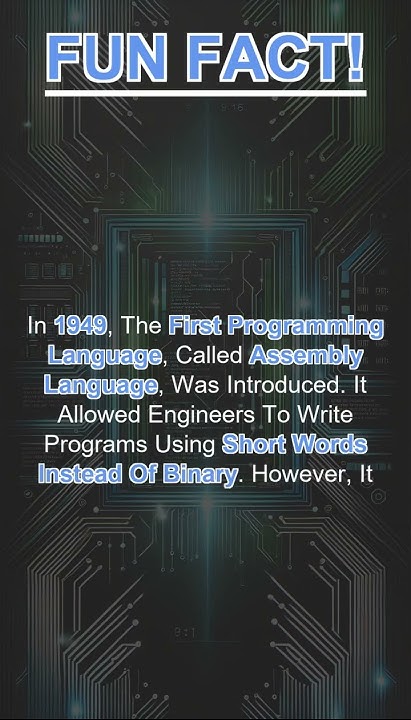 28. The First Programming Language Had No Loops #funfact #programmingfacts #programminglanguage ...