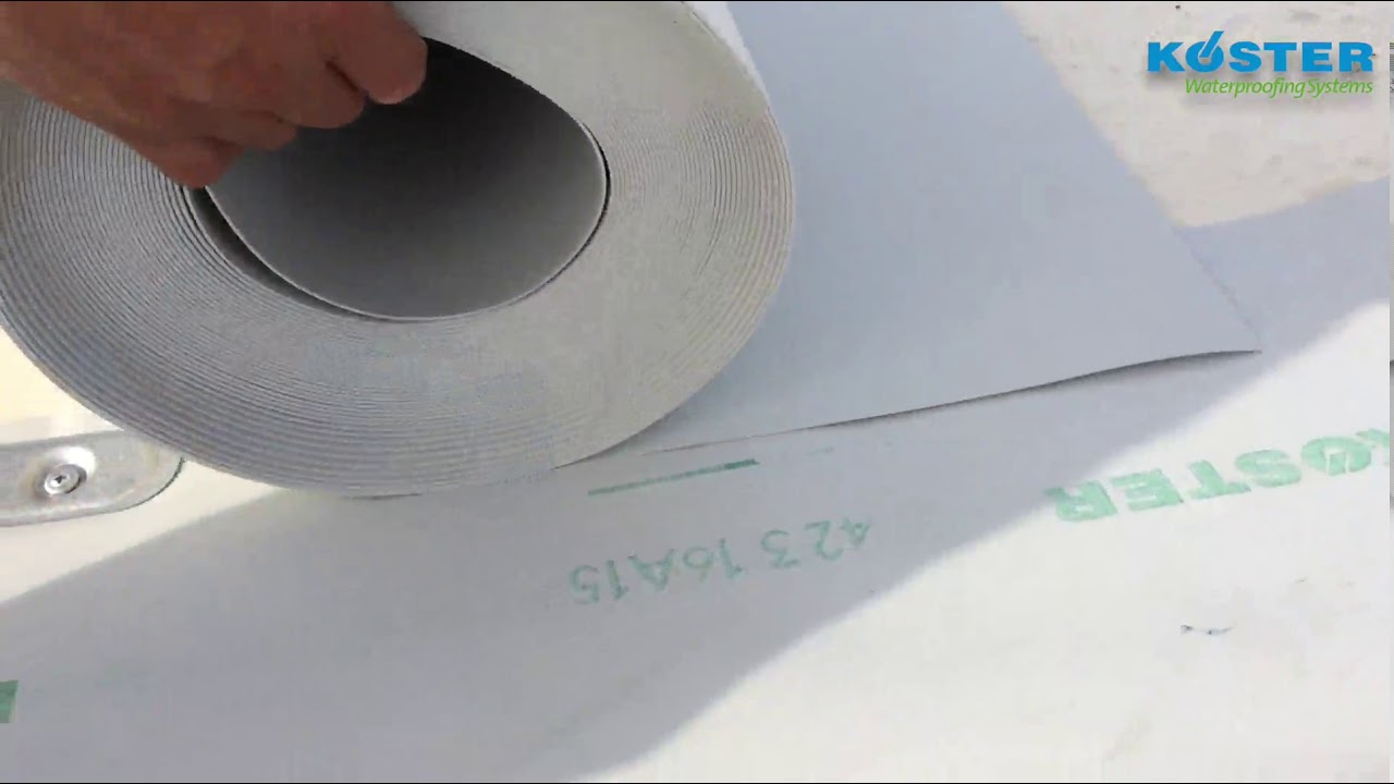 KOSTER TPO Installation Video Mecanically Fastened System - YouTube
