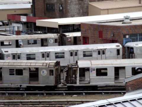 R38 retired subway cars - YouTube