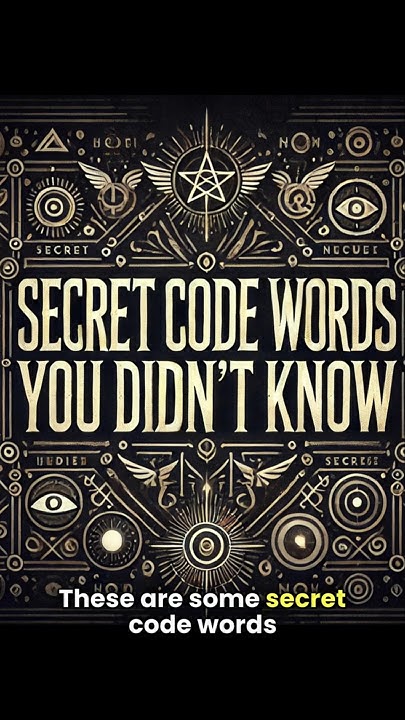 Top Secret Code Words You Didn’t Know - YouTube