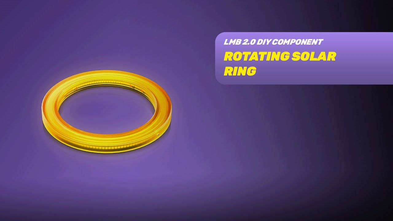 LIGHT MY BRICKS - Rotating Solar Ring - YouTube
