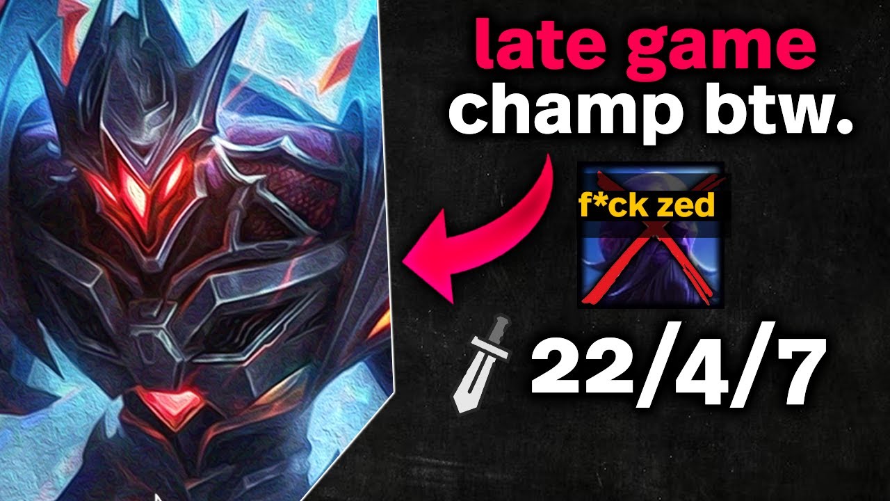 This Is How You 1v9 As Zed Before The Late Game - YouTube