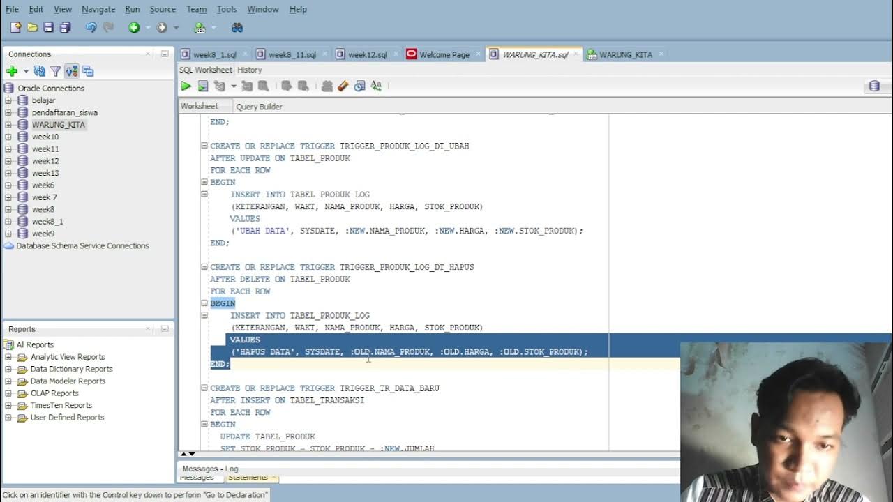PL/SQL TRIGGER - YouTube