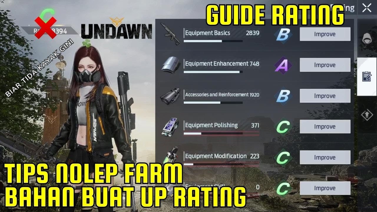 UNDAWN tips farming bahan up Rating agar tidak ketinggalan Rating ...