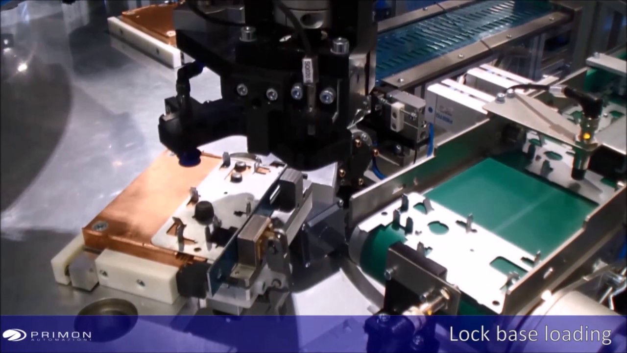 ASSEMBLING MACHINE for DOORS LOCKS - YouTube