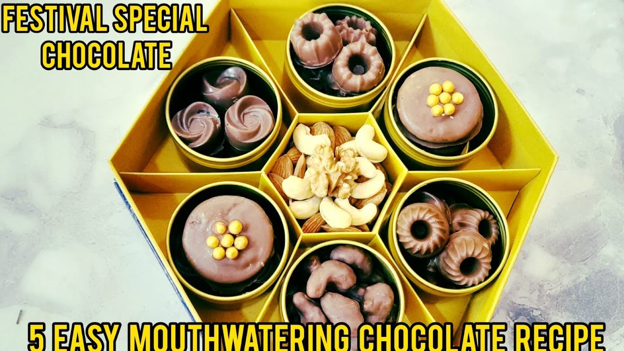 Festive Special 5 Different Types of Chocolate Recipe| Cadbury Nutties ...
