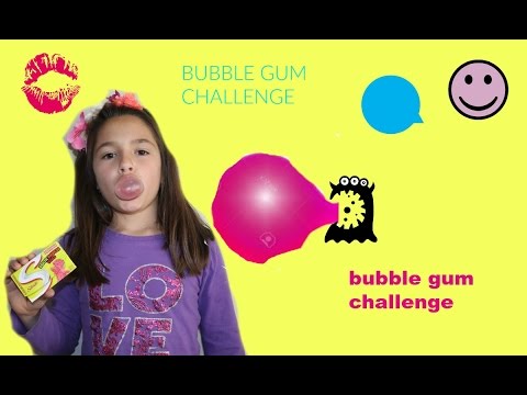 Blowing bubble gum balloon!! - YouTube