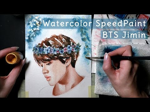 [SpeedDrawing] BTS Jimin - InBloom OT7 series