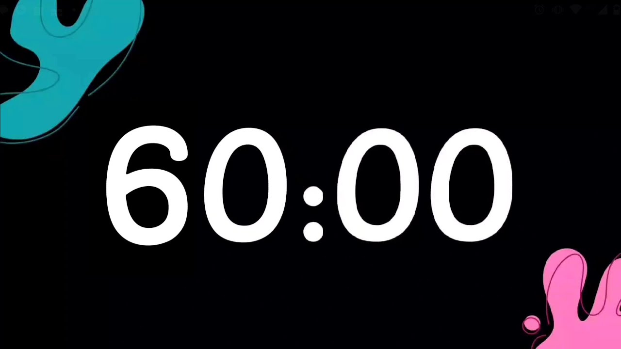 Timer 1 hora - Temporizador 1 hora - 60 minutos - TIMER & ALARM ...