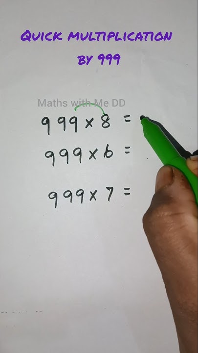 Quick multiplication|| competitive exams|| Maths Tricks - YouTube