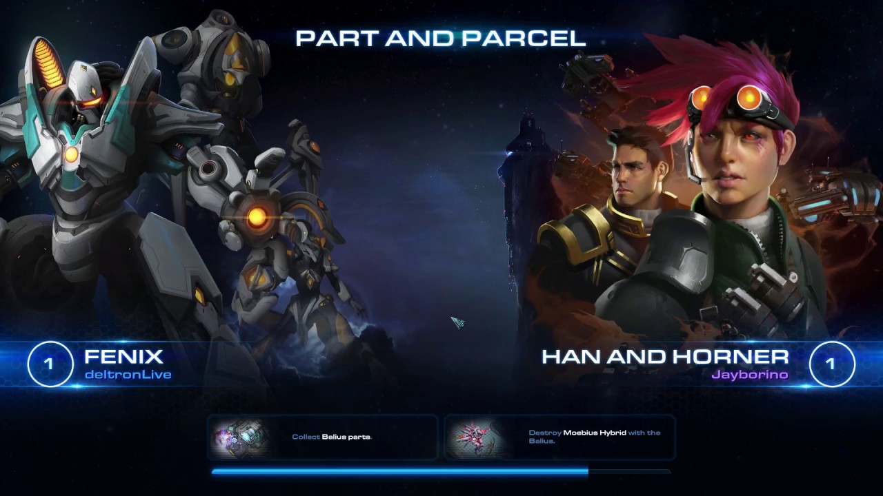 StarCraft 2 Co-op: Part and Parcel (Fenix | Han & Horner Level 1) - YouTube