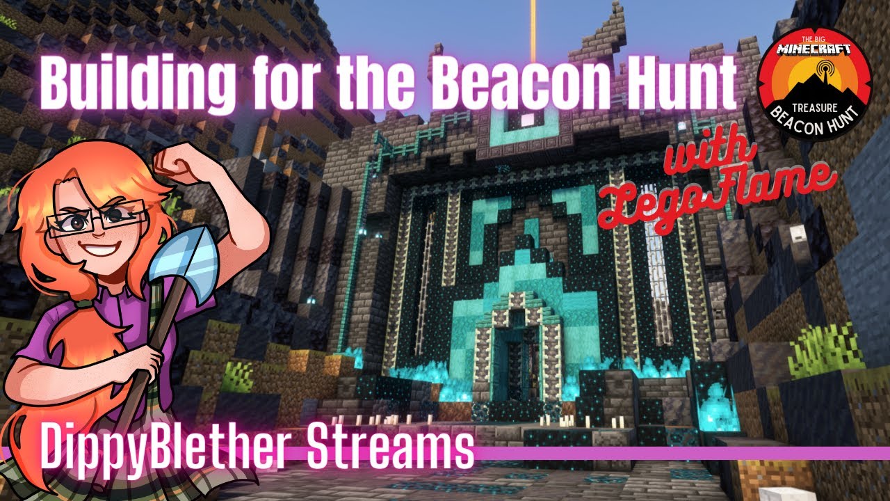 Let's build for the Beacon Hunt - Minecraft Challenges ft. LegoFlame ...