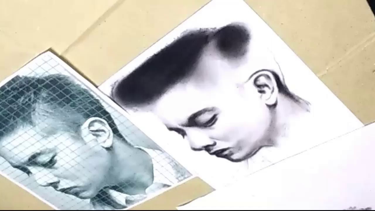 Daniel Padilla portrait time-lapse, guide for beginner artist, charcoal ...