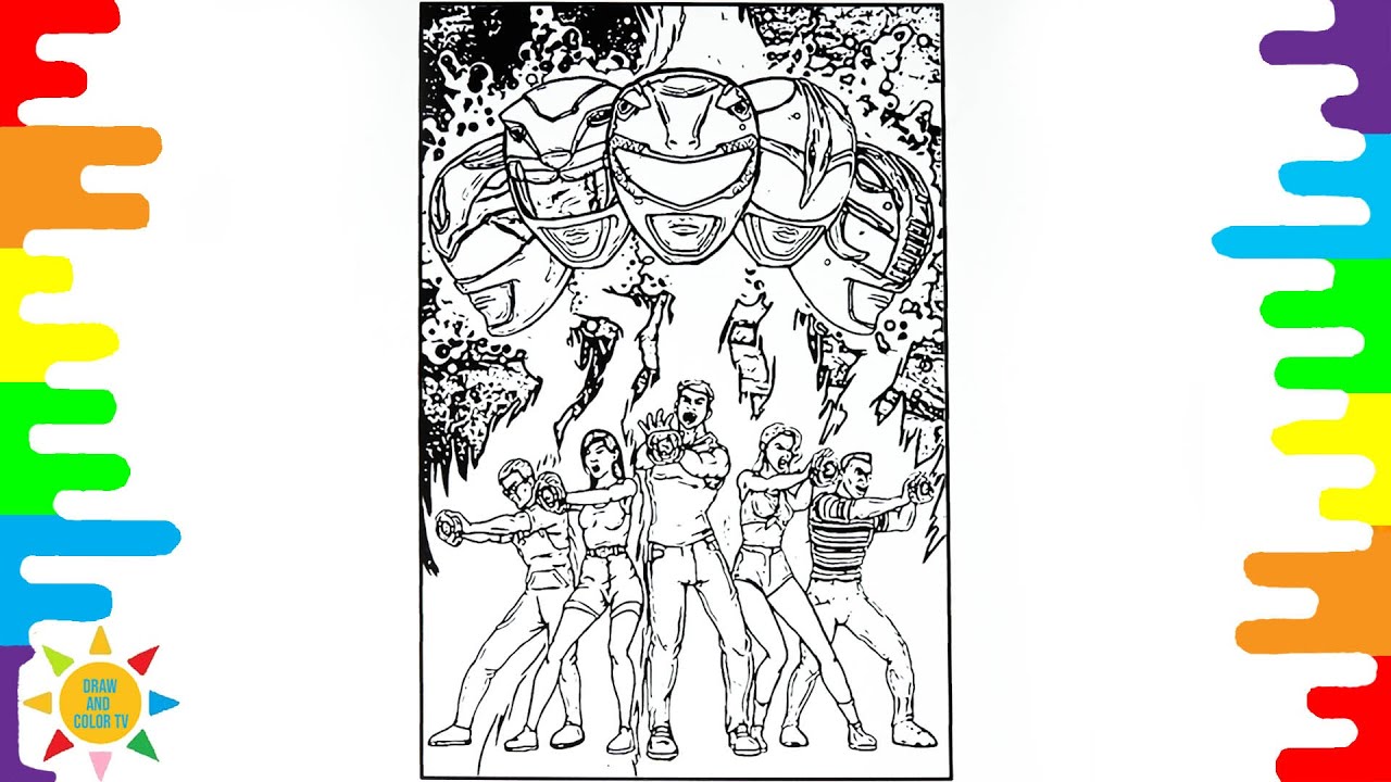 Power Rangers Coloring Page|Real Power Rangers Coloring|Spektrem ...