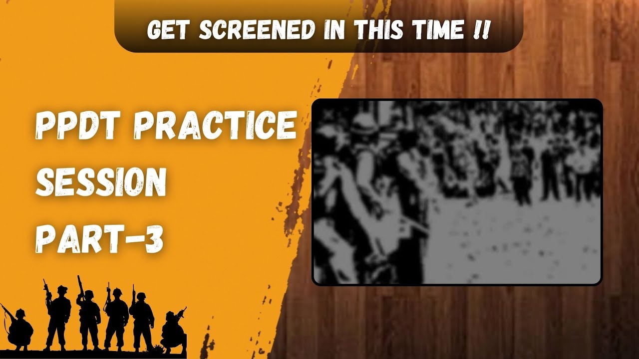 PPDT | PPDT Practice for ssb interview | PPDT Examples in SSB | SSB ...
