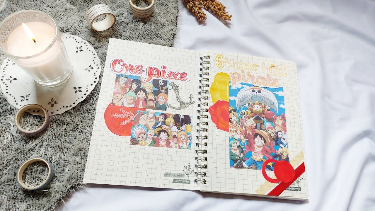 Starting A New Anime Journal With Me | One Piece Journal | Haikyu ...