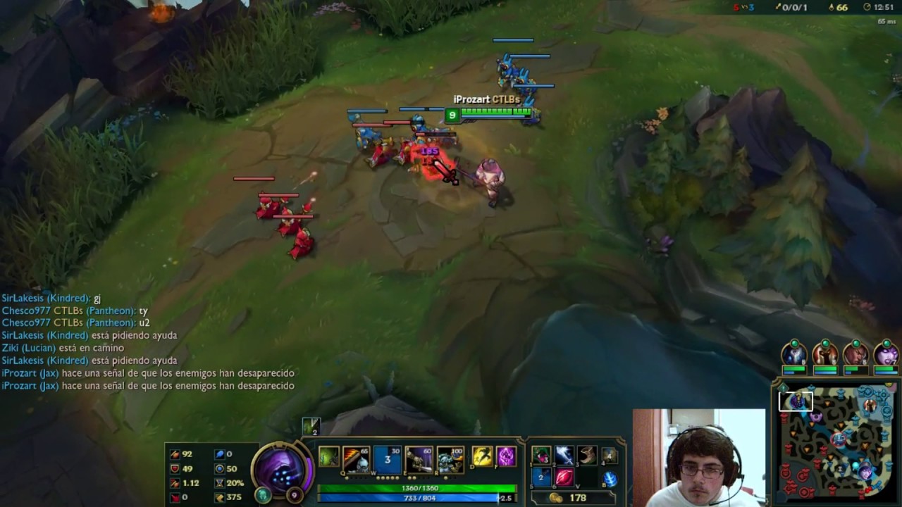 El stick de Jax lo peta | League Of Legends con amigos #1 | Prozart ...