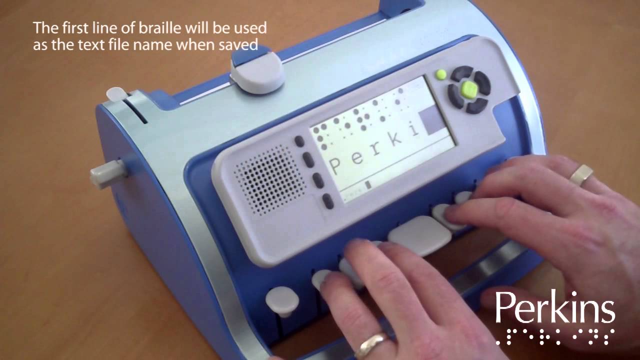 SMART Brailler: Create/Save file and move carriage - YouTube