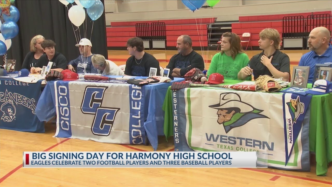 2024 Harmony Eagles signing day - YouTube