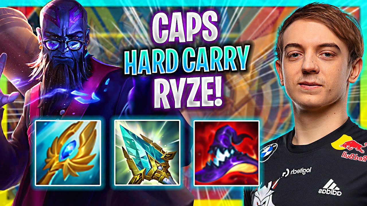 CAPS HARD CARRY WITH RYZE NEW SEASON! | G2 Caps Plays Ryze Mid vs ...