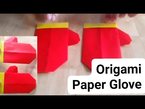 Origami Paper Glove How To Make 11 February 2020 - YouTube