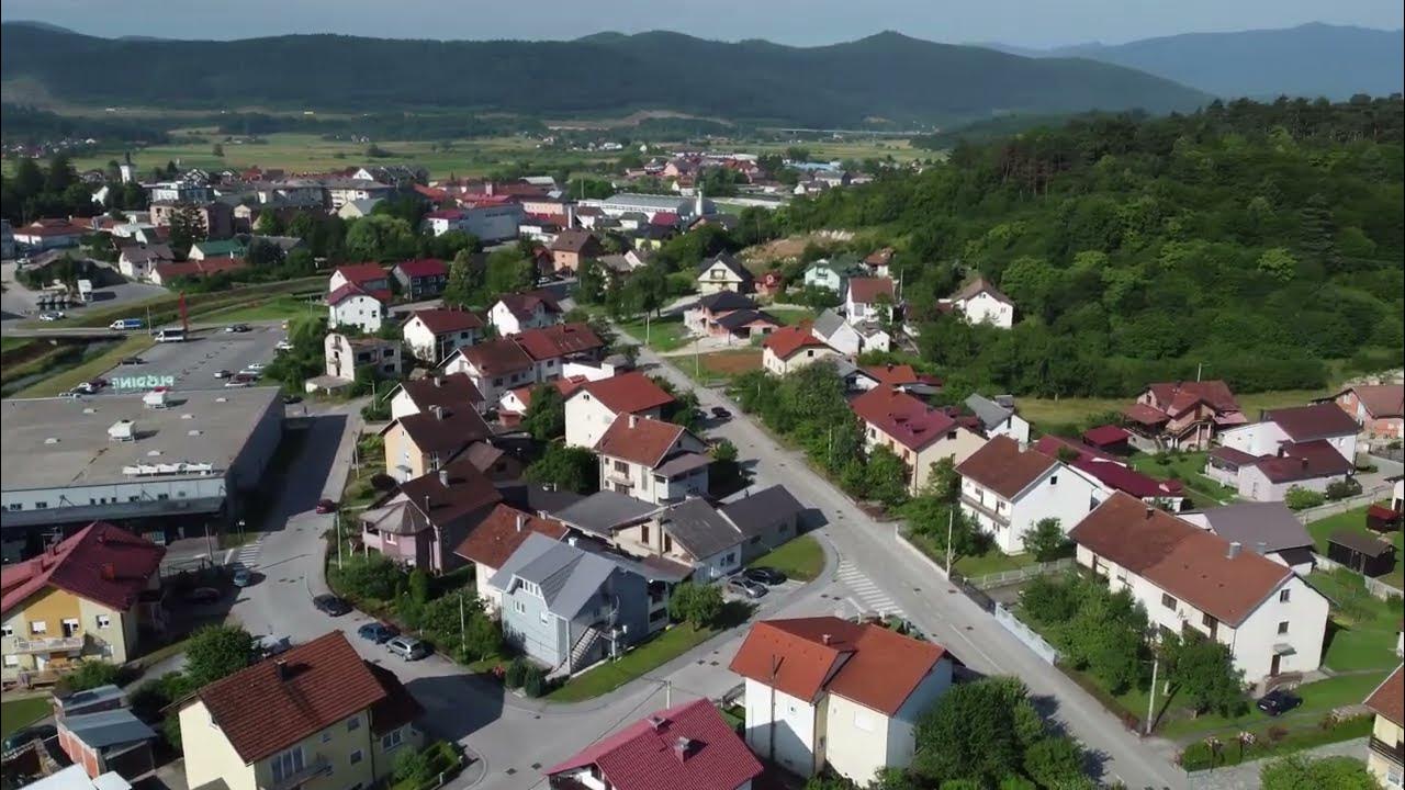 Otočac (Croatia / Chorvatsko) * drone * aerial - YouTube