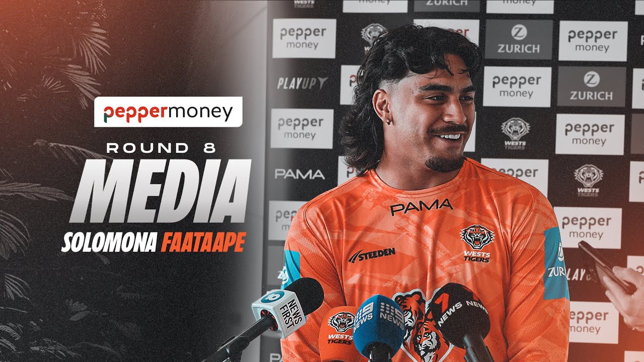 NRL Round 8 - Player Media - Solomona Faataape - YouTube