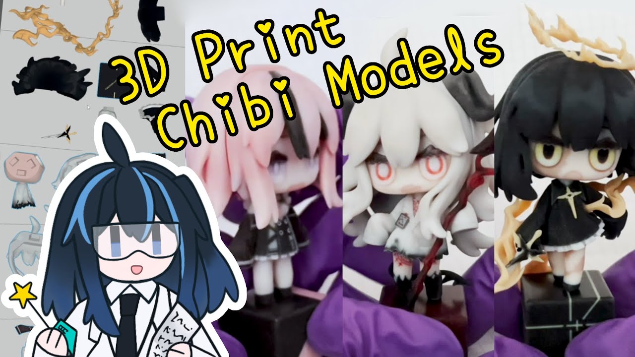 3D Print Chibis - YouTube