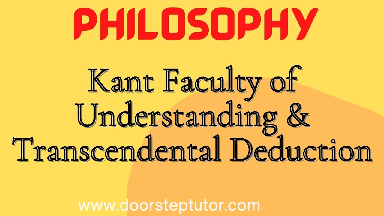 Kant Faculty Of Understanding Transcendental Deduction Modern kant-faculty-of-understanding-transcendental-deduction-modern