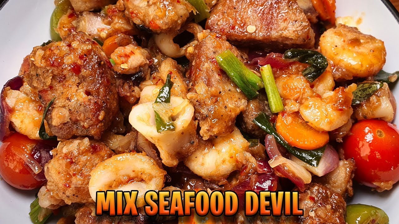 How to make Mix Seafood Devil - YouTube