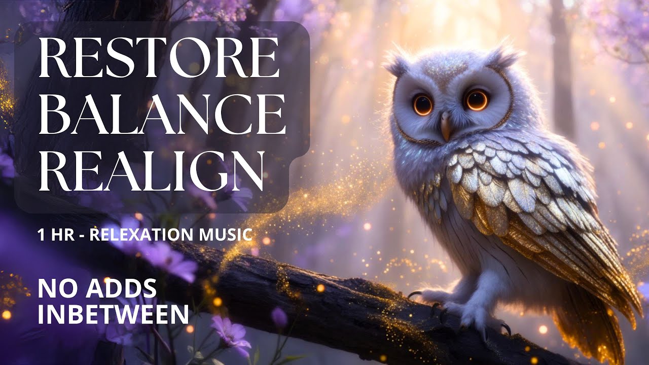 🦉 Owl’s Wisdom Energy | 1 Hour Deep Healing Music + Breath Reminder ...