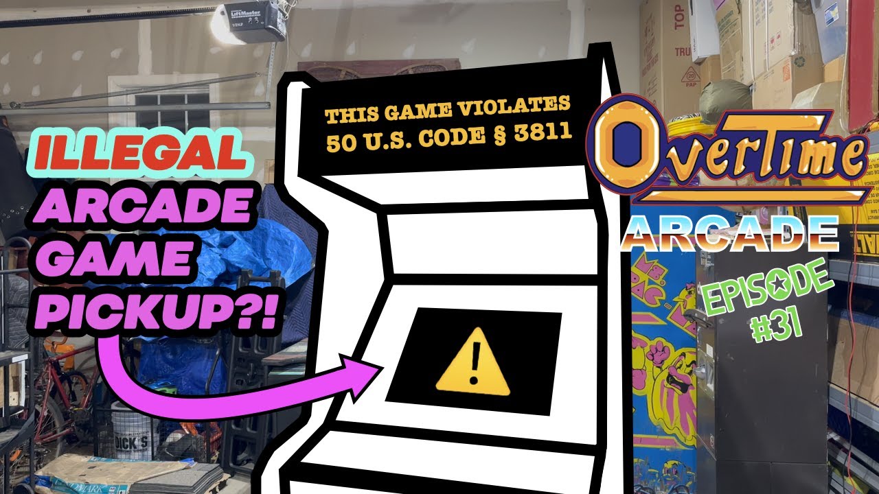 🚨 This Game Wants You to Commit a FELONY! 🚨 ILLEGAL Arcade Machine ...