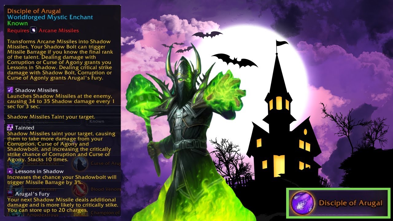 Disciple of Arugal WORLDFORGED Enchant! Project Ascension! - YouTube