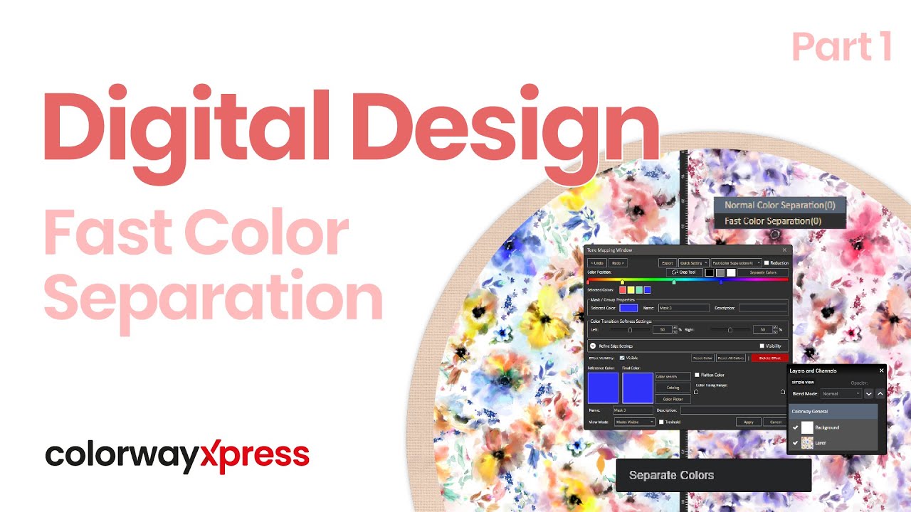 ColorwayXpress Complete Beginner Guide, Digital Design Fast Color ...