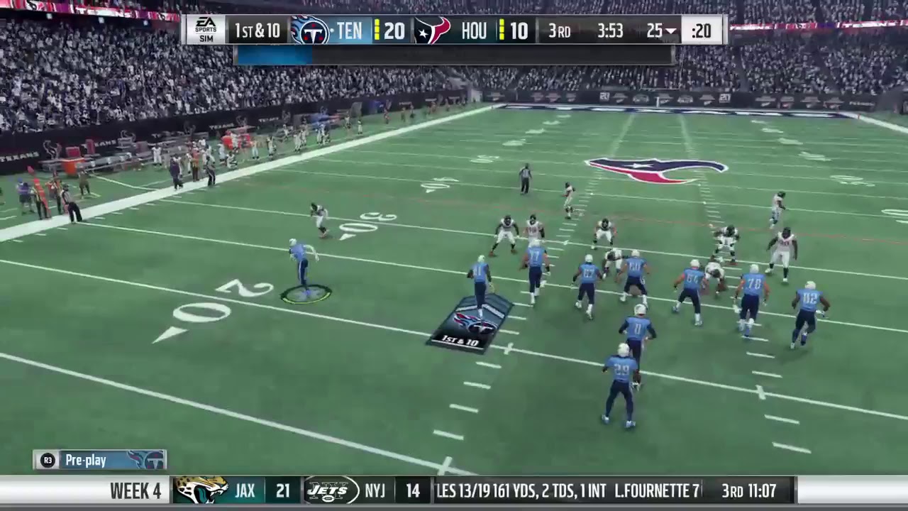 Madden 18 Career Mode GameTime TEN Vs HOU - YouTube