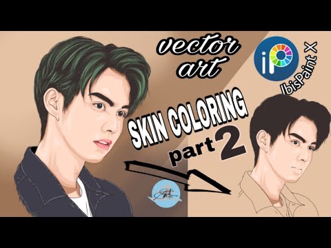 [IbisPaint X] How I skin shading -Vector Art Tutorial | PART 2 - YouTube