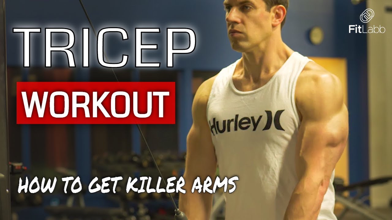 BEST SCIENCE BASED TRICEP WORKOUT | How to get KILLER ARMS - YouTube
