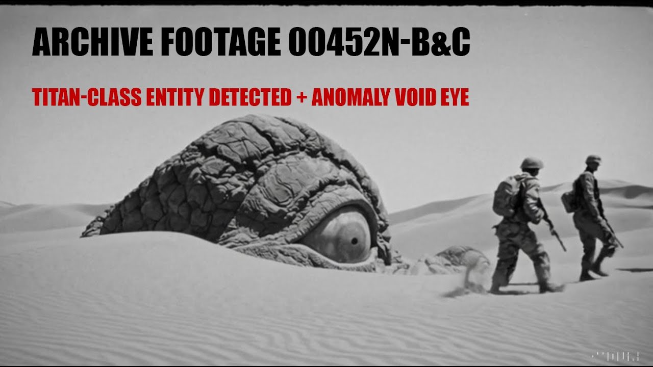 Archive Footage 00452N B&С Titan Class Entity Detected + Anomaly Void ...