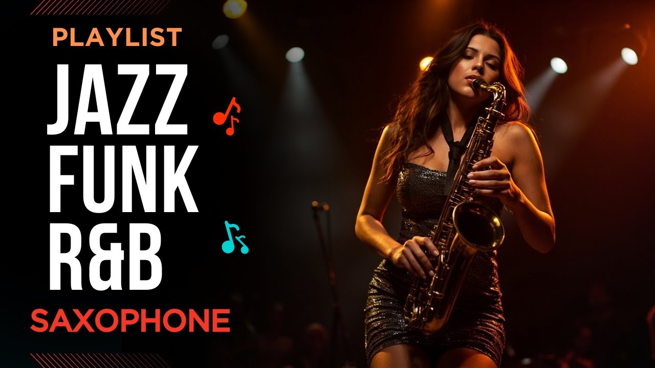 Jazz Funk R&B/Saxophone/Midnight Grooves12【Playlist】Instrumental Music ...