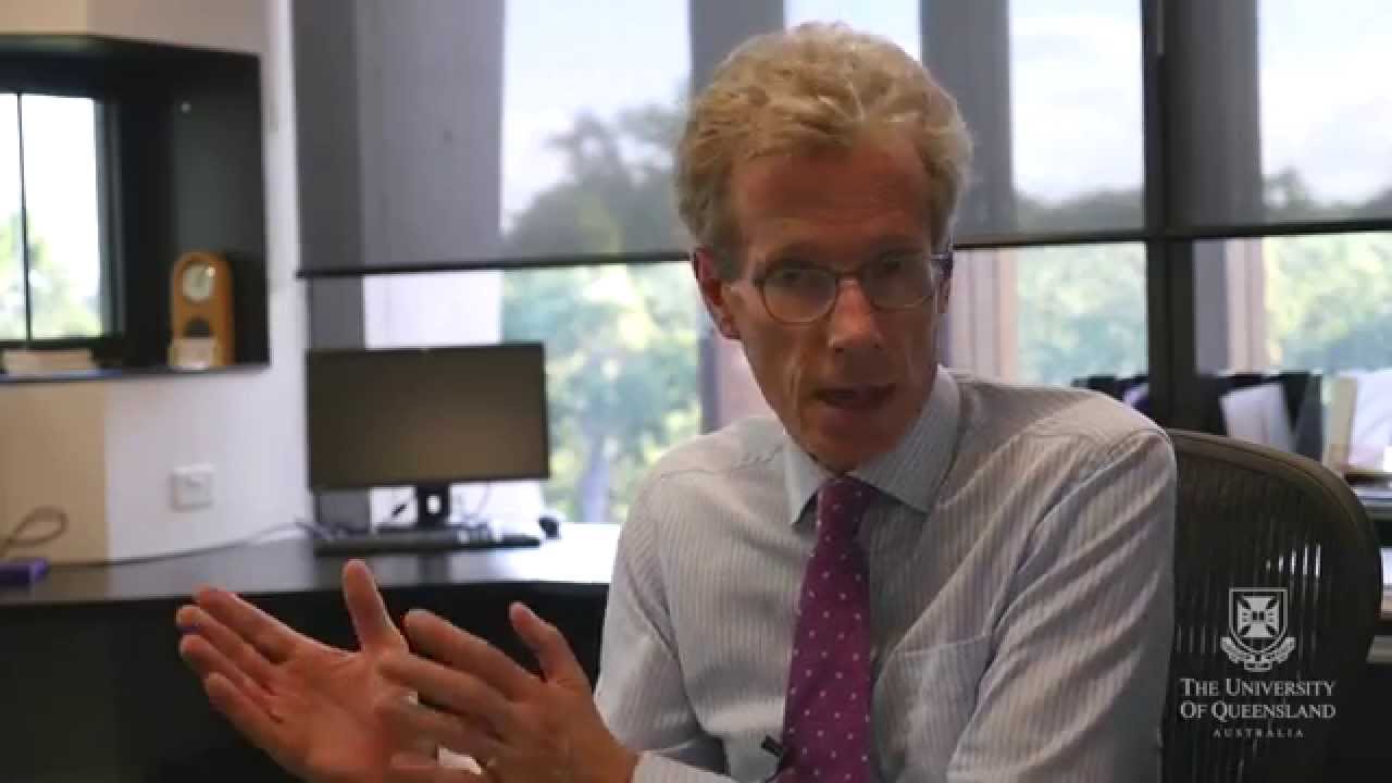 UQ MBS Executive Dean Professor Nicholas Fisk on the opening of the ...