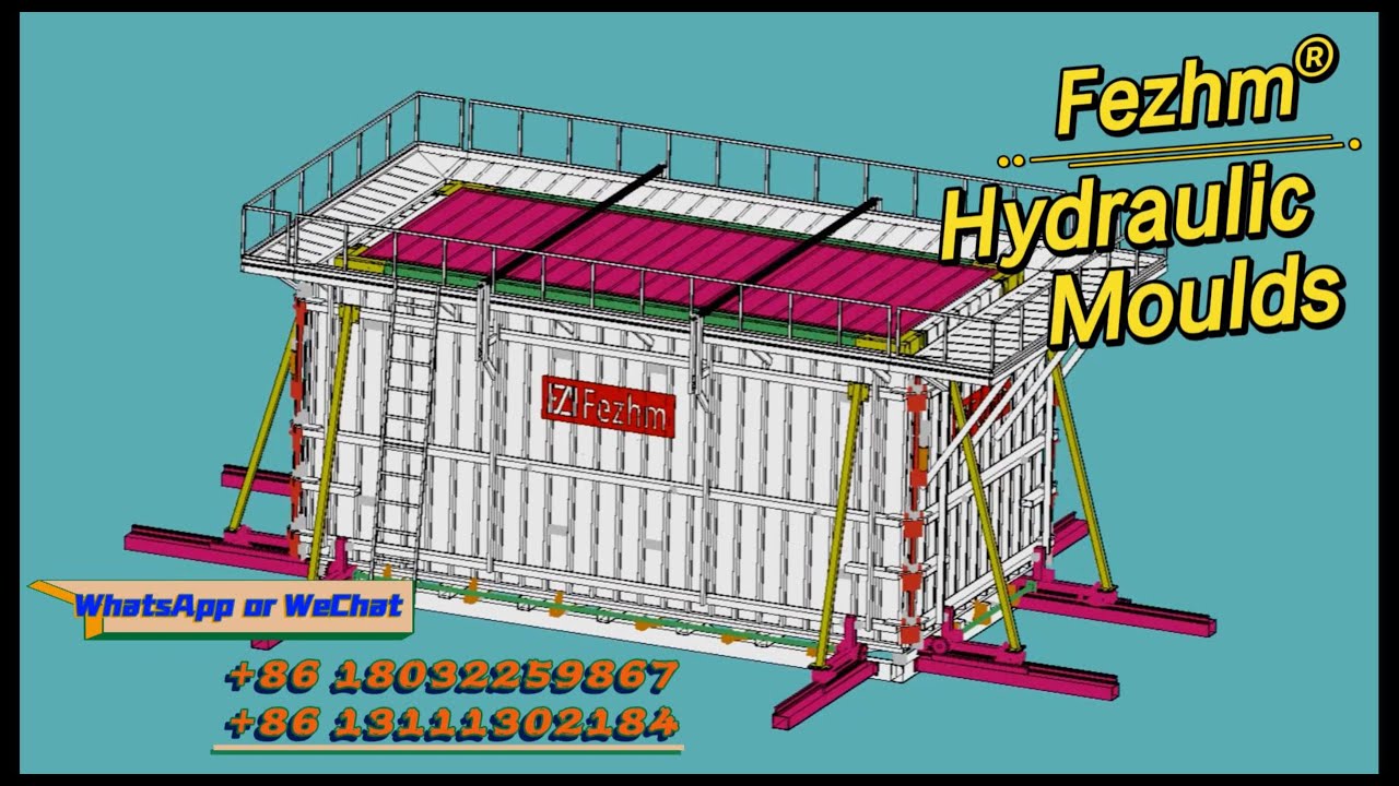 Fezhm Hydraulic Moulds for 3D PPVC Prefabricated Prefinished Volumetric ...