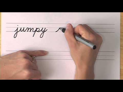 How To Write in Cursive // Lesson 21 // A complete Course // FREE ...