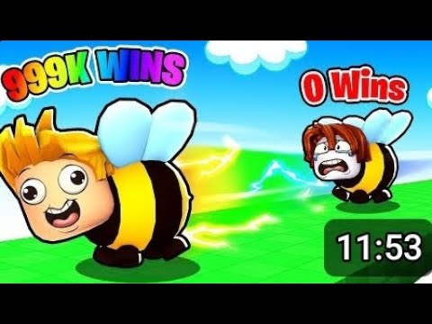 Becoming The Fastest In Roblox Bee Race Clicker - YouTube